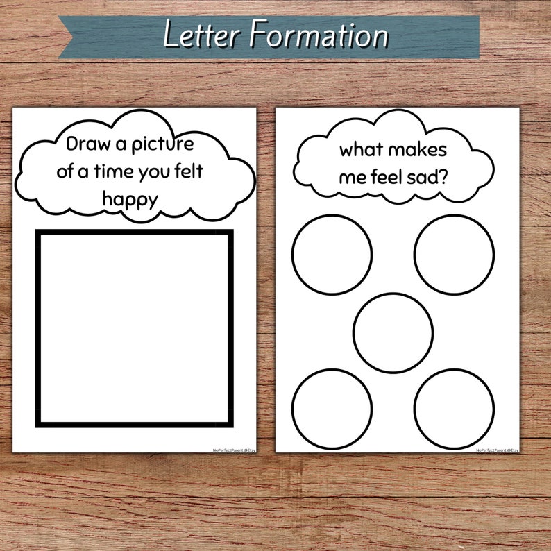 Emotions and Feelings Worksheets for Children Emotional Regulation ...