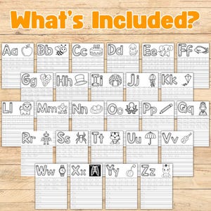 Printable Letter Tracing Worksheets for Kids and Toddler Handwriting ...