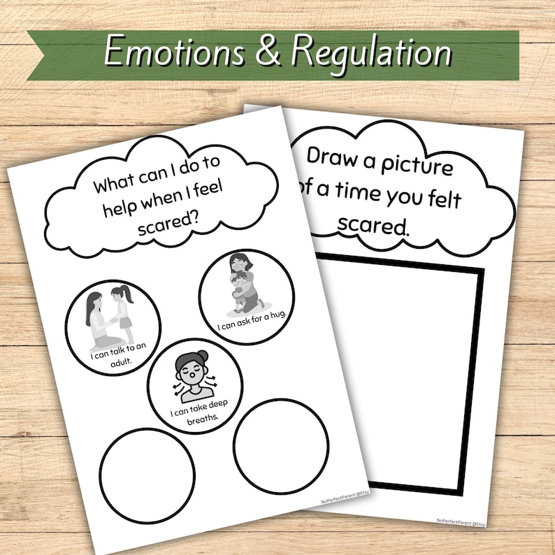 Emotions and Feelings Worksheets for Children - Emotional Regulation ...