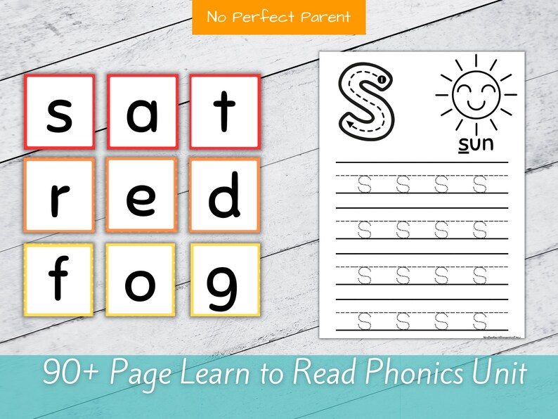 Stage 1 Phonics Programme Instant Download 90 Pages Learn - Etsy