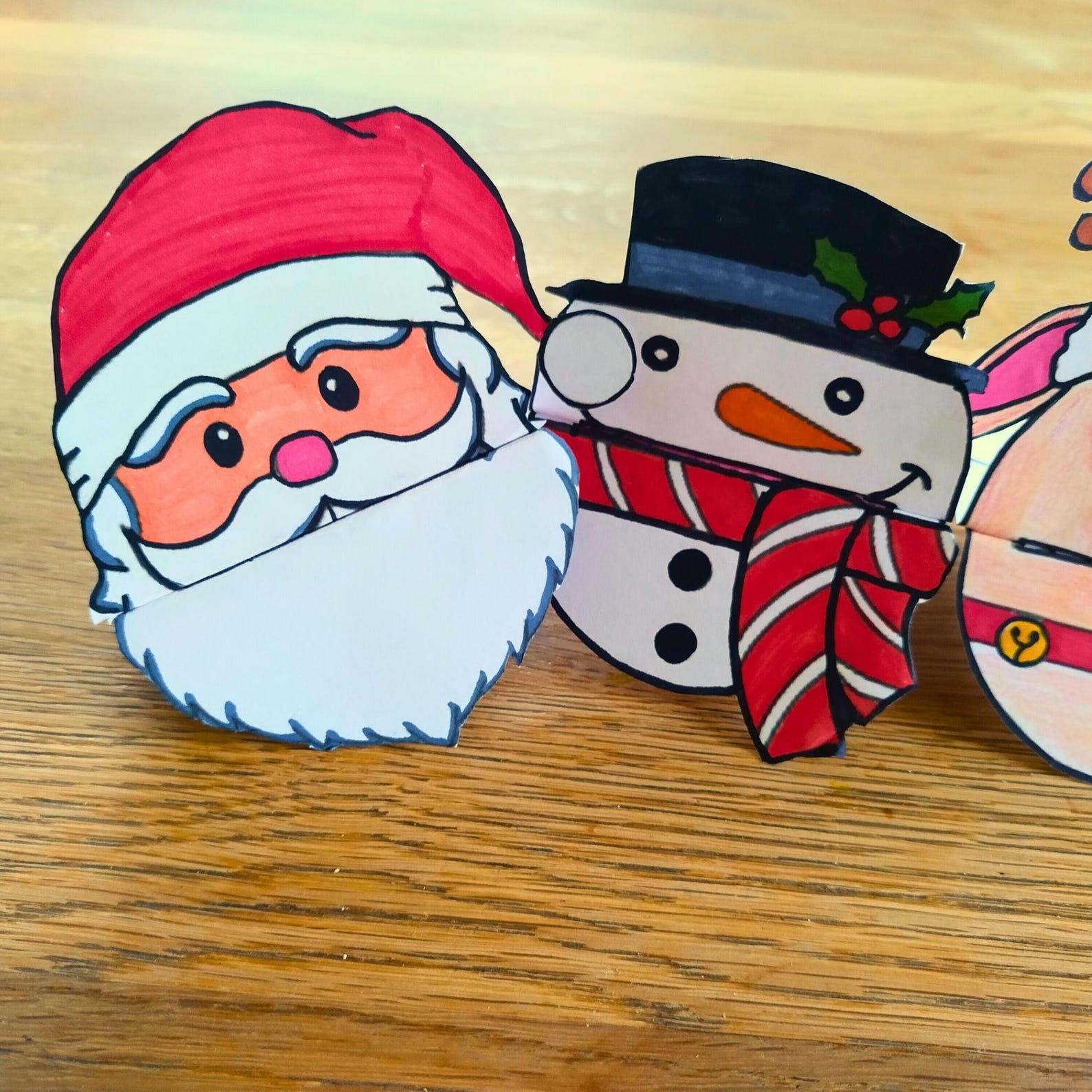 Christmas Activity for Kids Printable Hand Puppets for Christmas Crafts ...