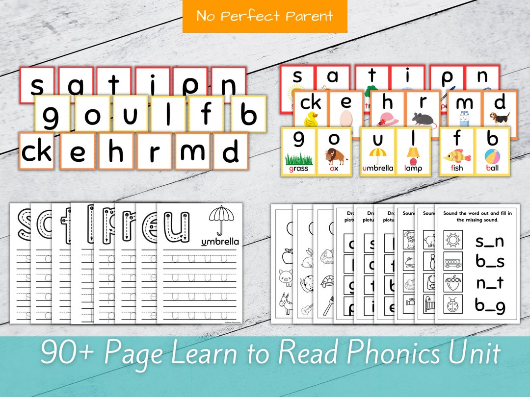 Stage 1 Phonics Programme Instant Download 90 Pages Learn - Etsy