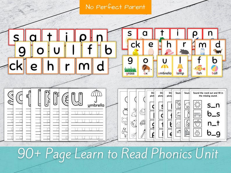 Stage 1 Phonics Programme Instant Download 90 Pages Learn - Etsy