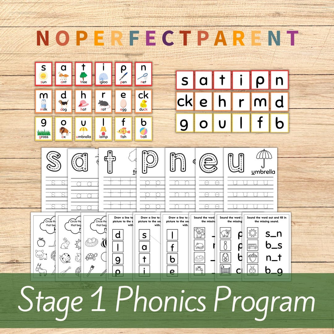 Stage 1 Phonics Programme Instant Download| 90+ Pages| Learn to Read ...