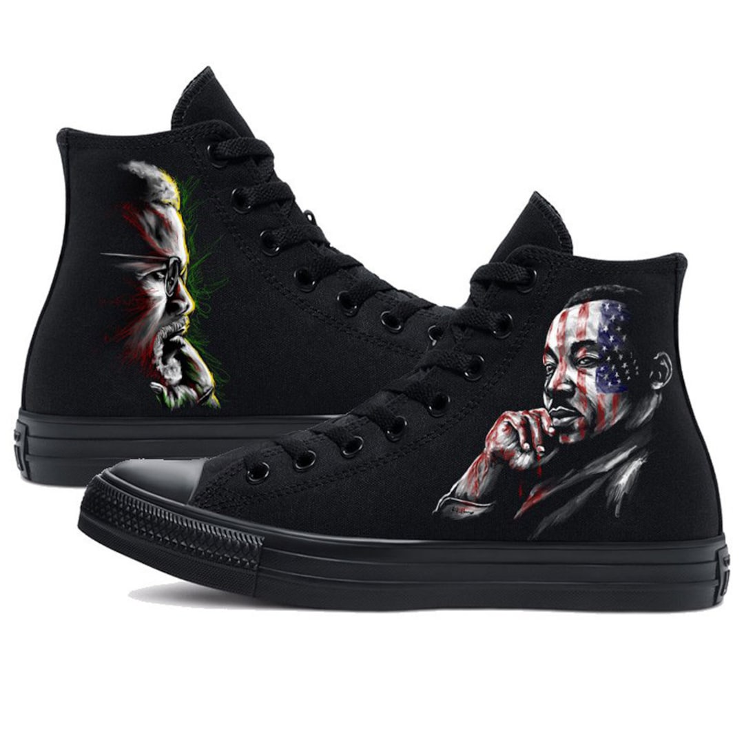 MLK and Malcolm X | Still Dreaming | Blackout Kicks | Converse All-star ...