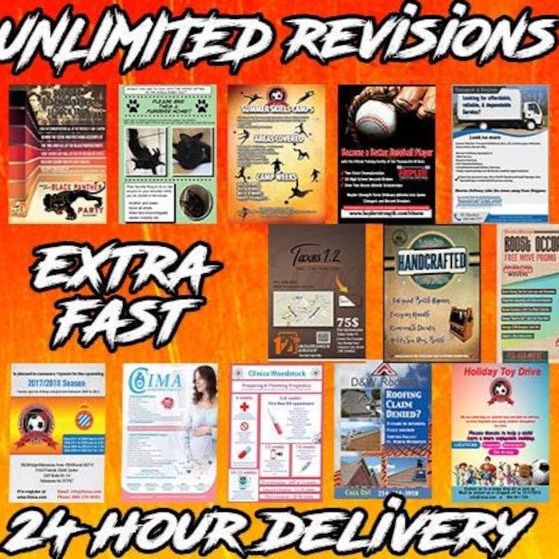 Party Flyer Design Custom - Etsy