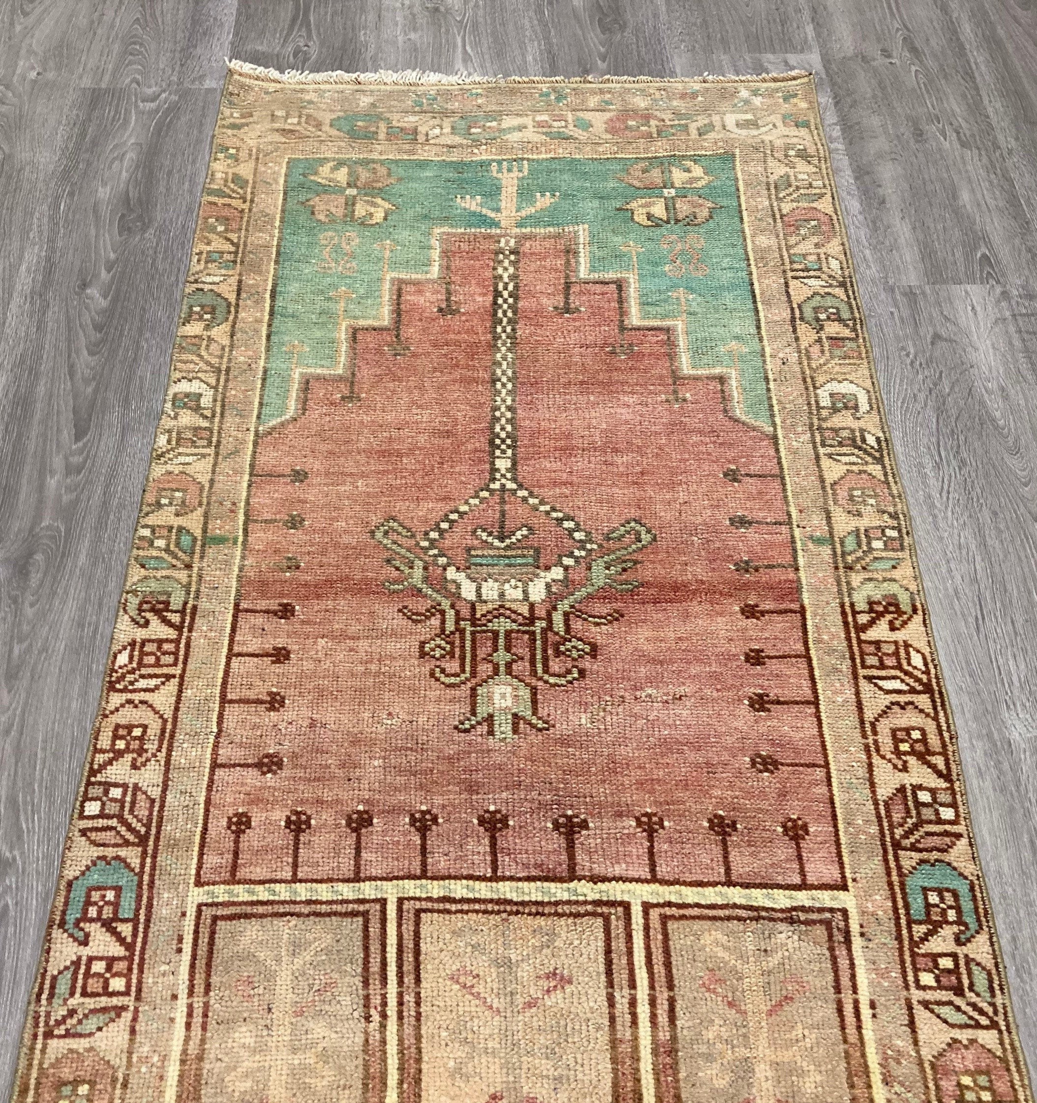 Handmade Prayer Rug Sejadah Handmade Rug Vintage Turkish - Etsy UK