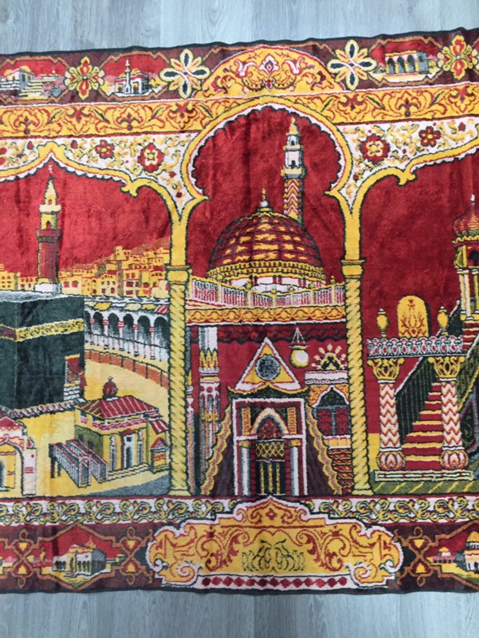Islamic Walldecor Tapestry . Holly Kaaba, Islamic Picture, Masjid Al ...