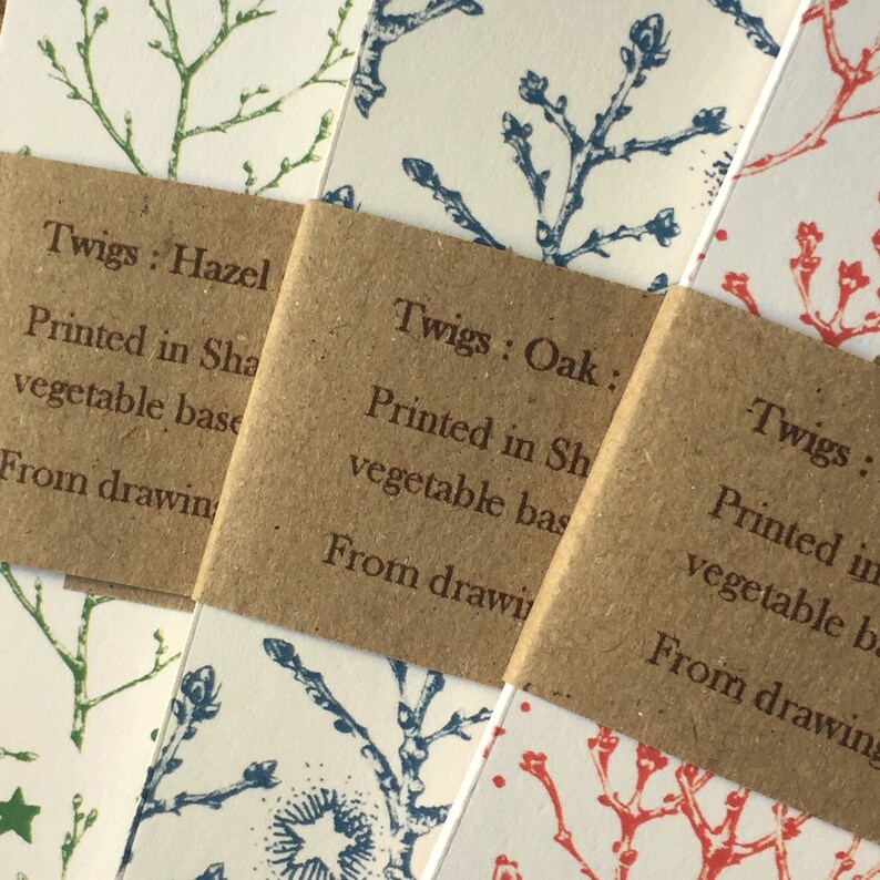 A6 Notebooks : Winter Twigs Designs. 32 Blank Pages for Notes, Lists ...