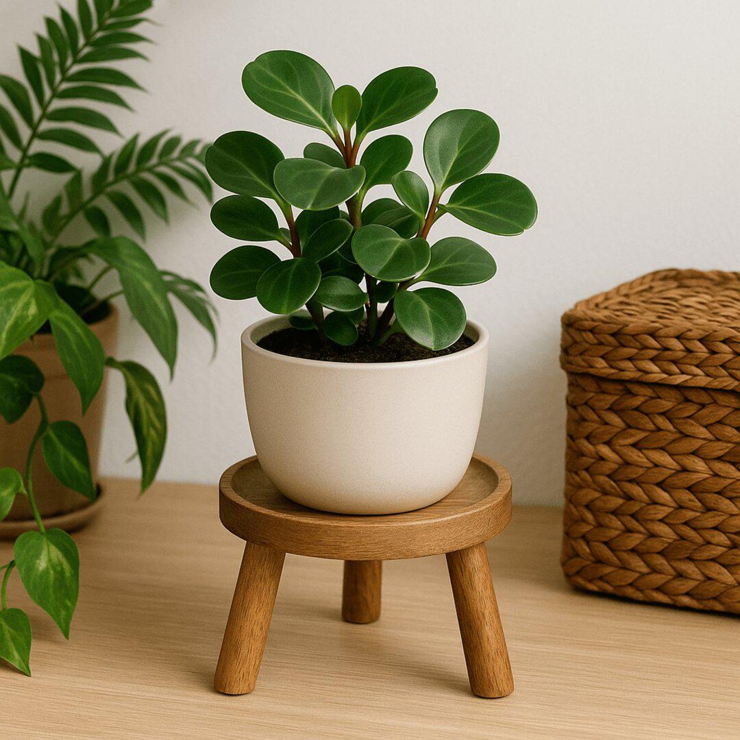 Wooden Tripod Plant Stand – Three Leg Stool Table - Etsy UK