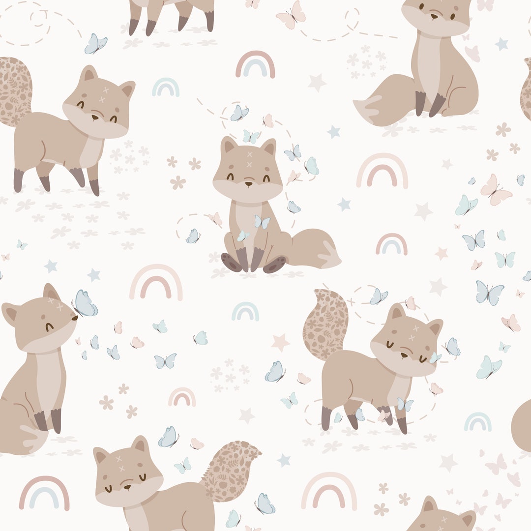 Cut Fabrics Hello Spring White Background cotton by the Meter - Etsy
