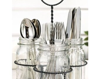 Silverware caddy | Etsy