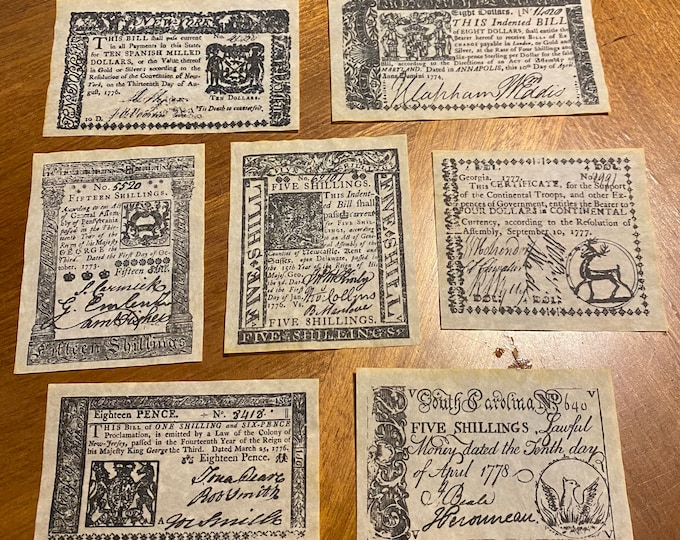 Early American Coin Replicas, 1652 Pine Tree Shilling, 1776 Continental ...