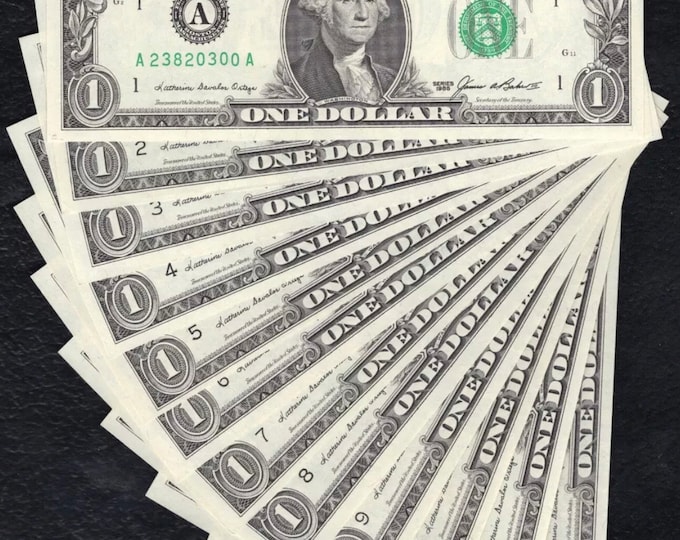 Colorized US FRN Federal Reserve 1 One Dollar Bill Note - Educational ...