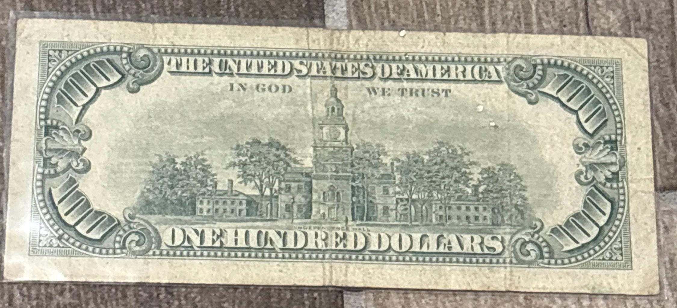 1966 100 Dollar United States Note Legal Tender Red Seal FREE SHIPPING ...