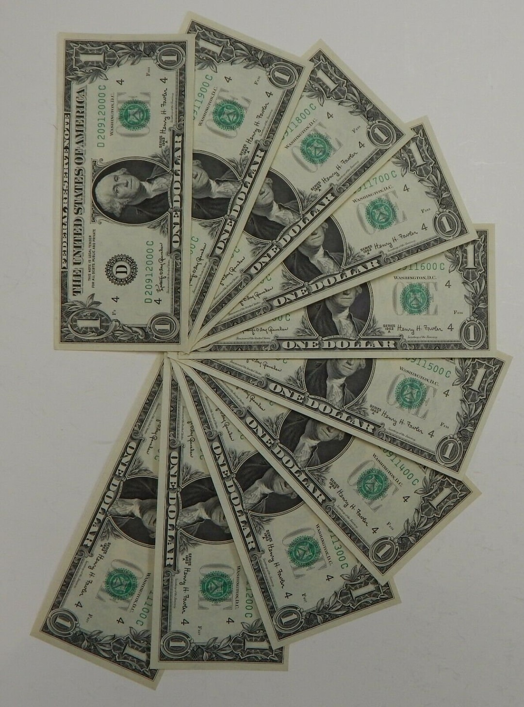 1963A One Dollar Bill Uncirculated Federal Reserve Note FRN FREE ...