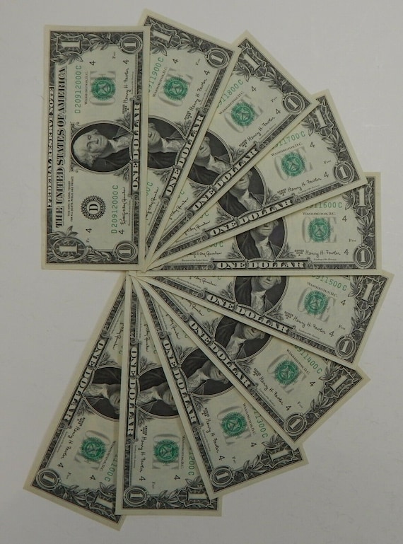 1963A One Dollar Bill Uncirculated Federal Reserve Note FRN | Etsy