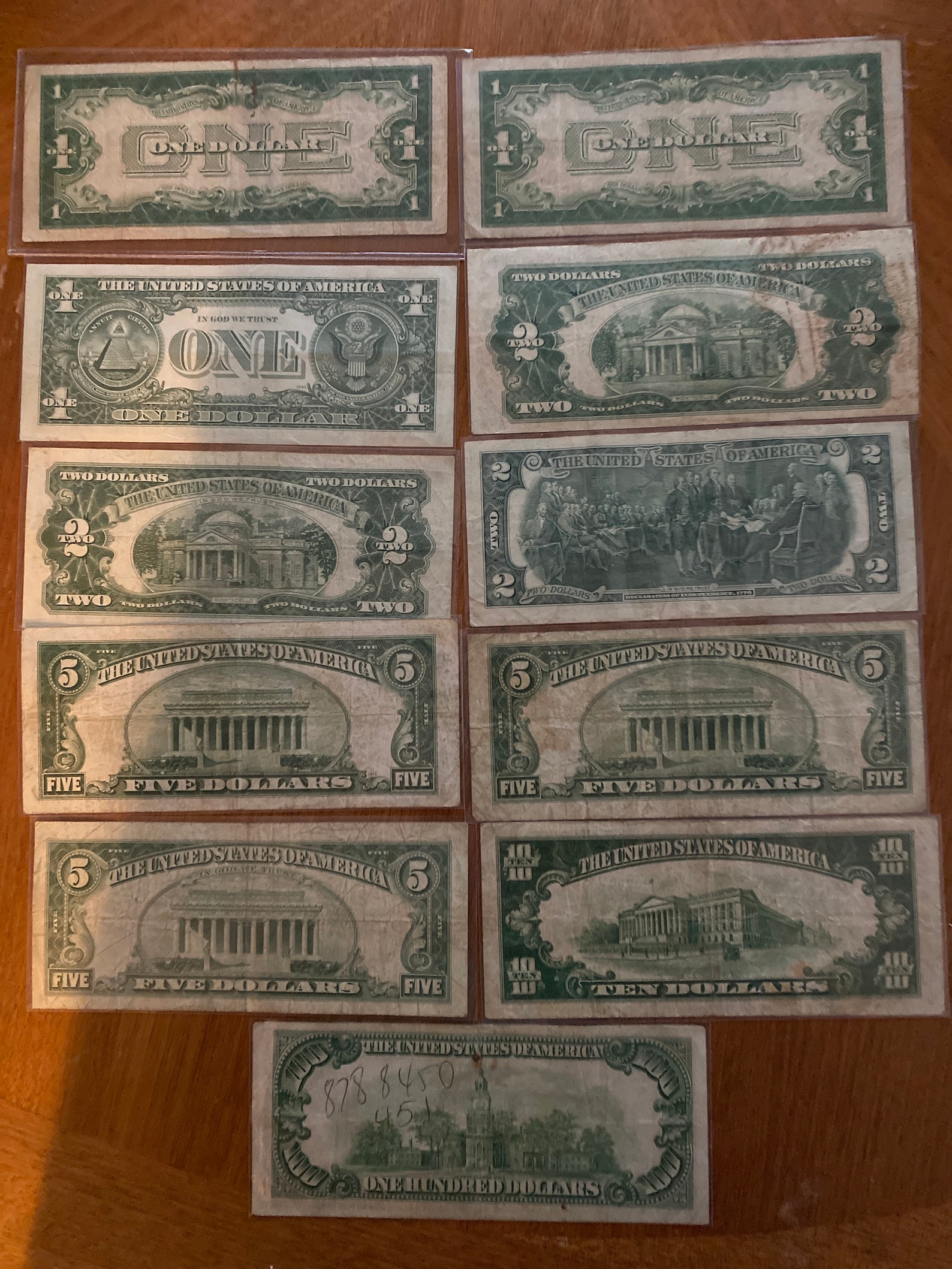 Collection of Vintage Rare US Currency 11 Different | Etsy