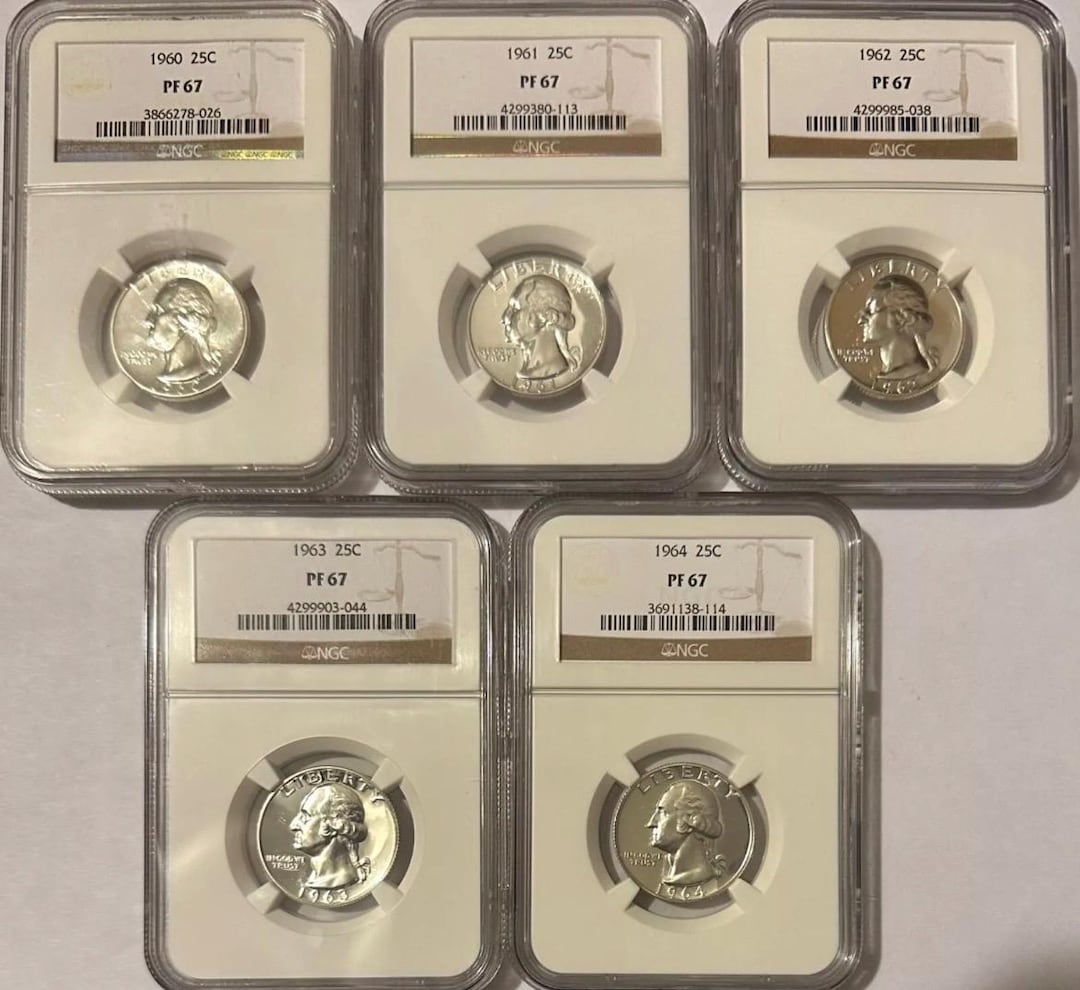 Proof Silver George Washington Quarter Graded NGC PF67 FREE SHIPPING ...