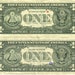 Lot of 3 Experimental Web Press 1-dollar Federal Reserve Notes 1988A ...