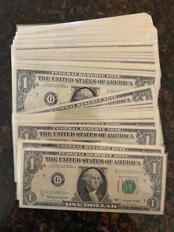 Stack Of 1 Dollar Bills