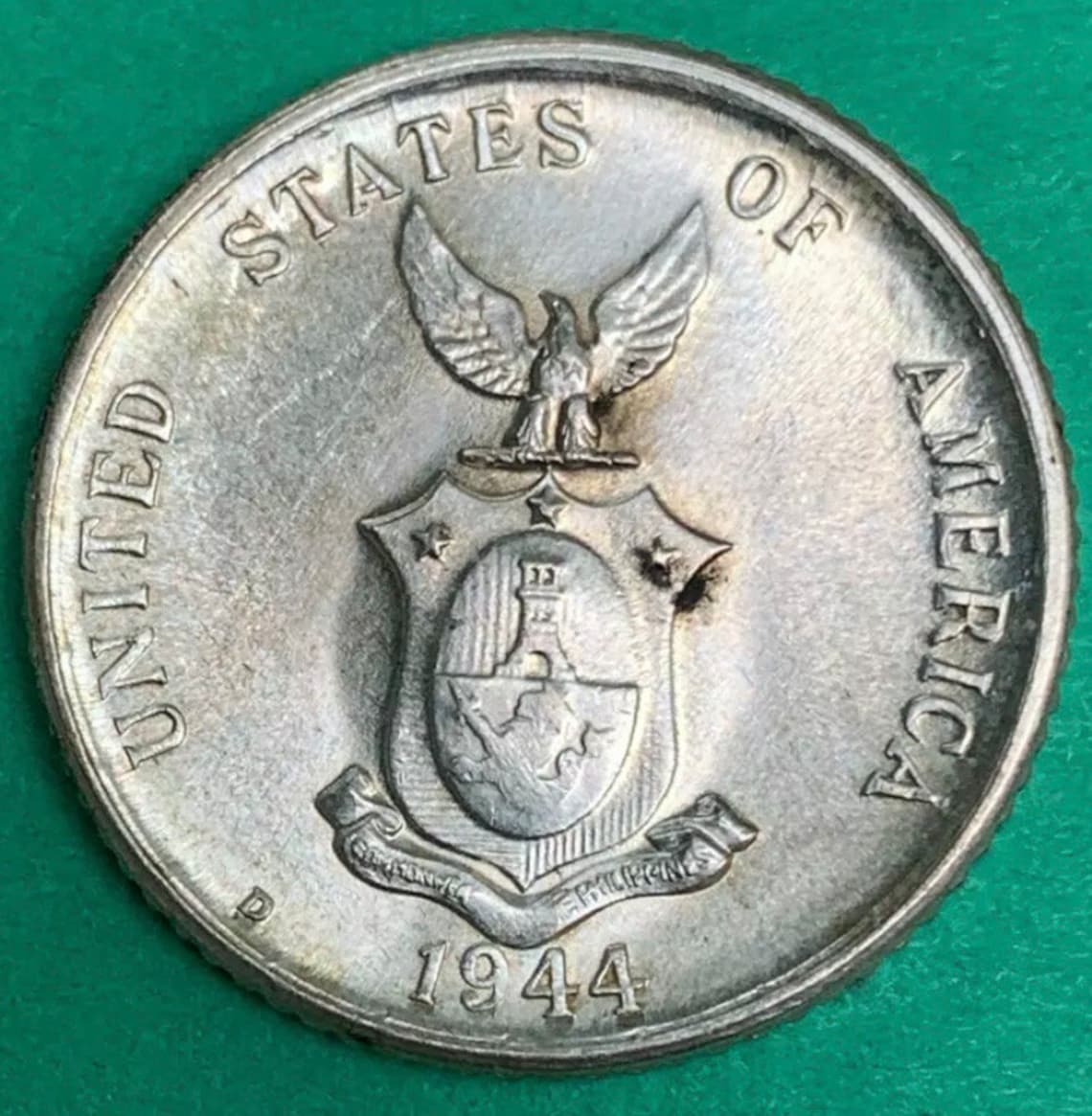 1903 - 1945 Twenty Centavos Philippines US Silver Coin One USA Free ...