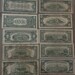 Collection of Vintage Rare US Currency 10 Different Collectible Notes ...