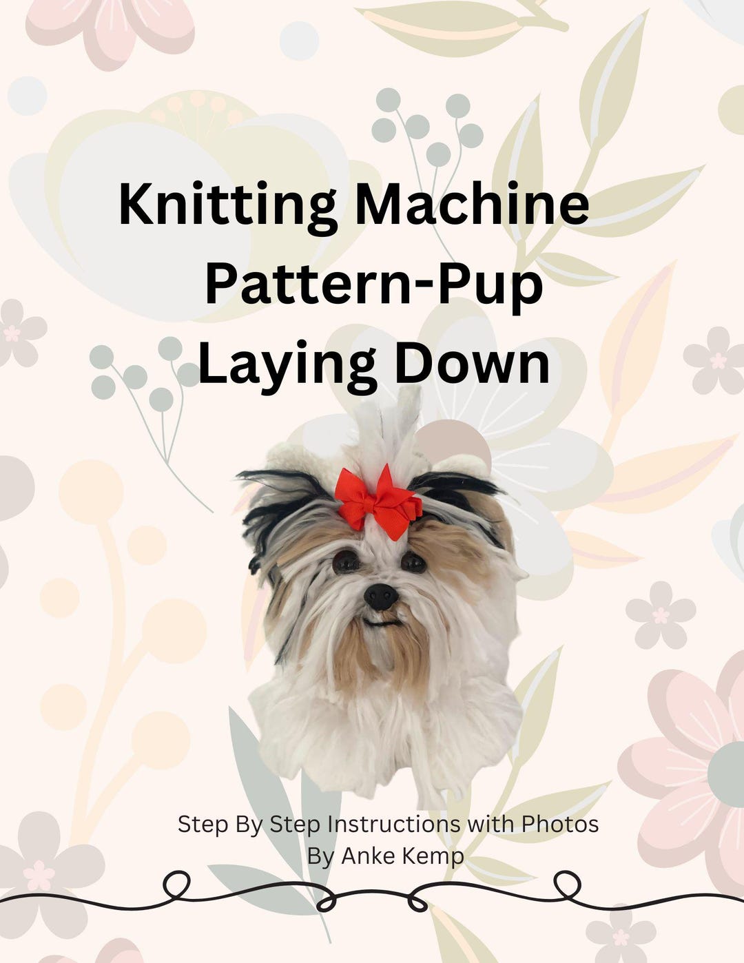 Circular Knitting Machine Dog Pattern: Yorkie Shih Tzu Pup (PDF ...