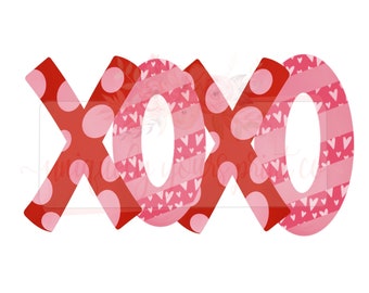 XOXO PNG Digital Download Digital Art Valentines Day PNG - Etsy