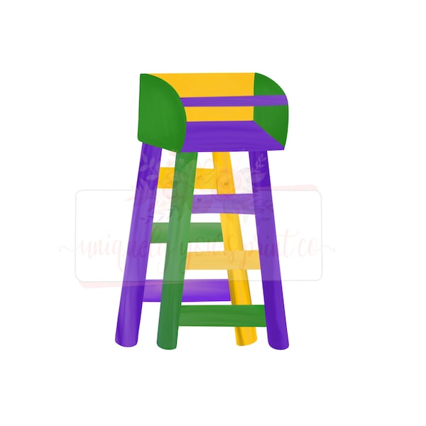 Mardi Gras Ladder - Etsy