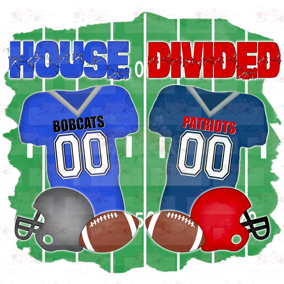 House Divided Football Teams PNG | Bobcats Vs Patriots (digital ...