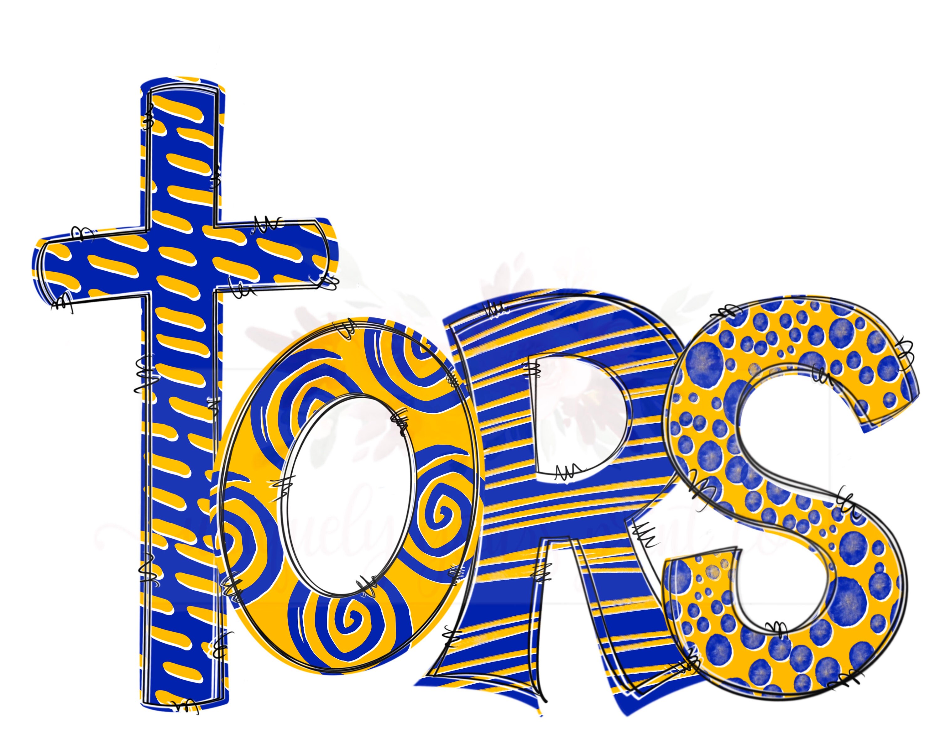 Tors Doodle PNG JPG Hand drawn Design Sublimation | Etsy