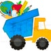 Back to School Truck | Dump Truck | PNG | Instant Digital Download ...