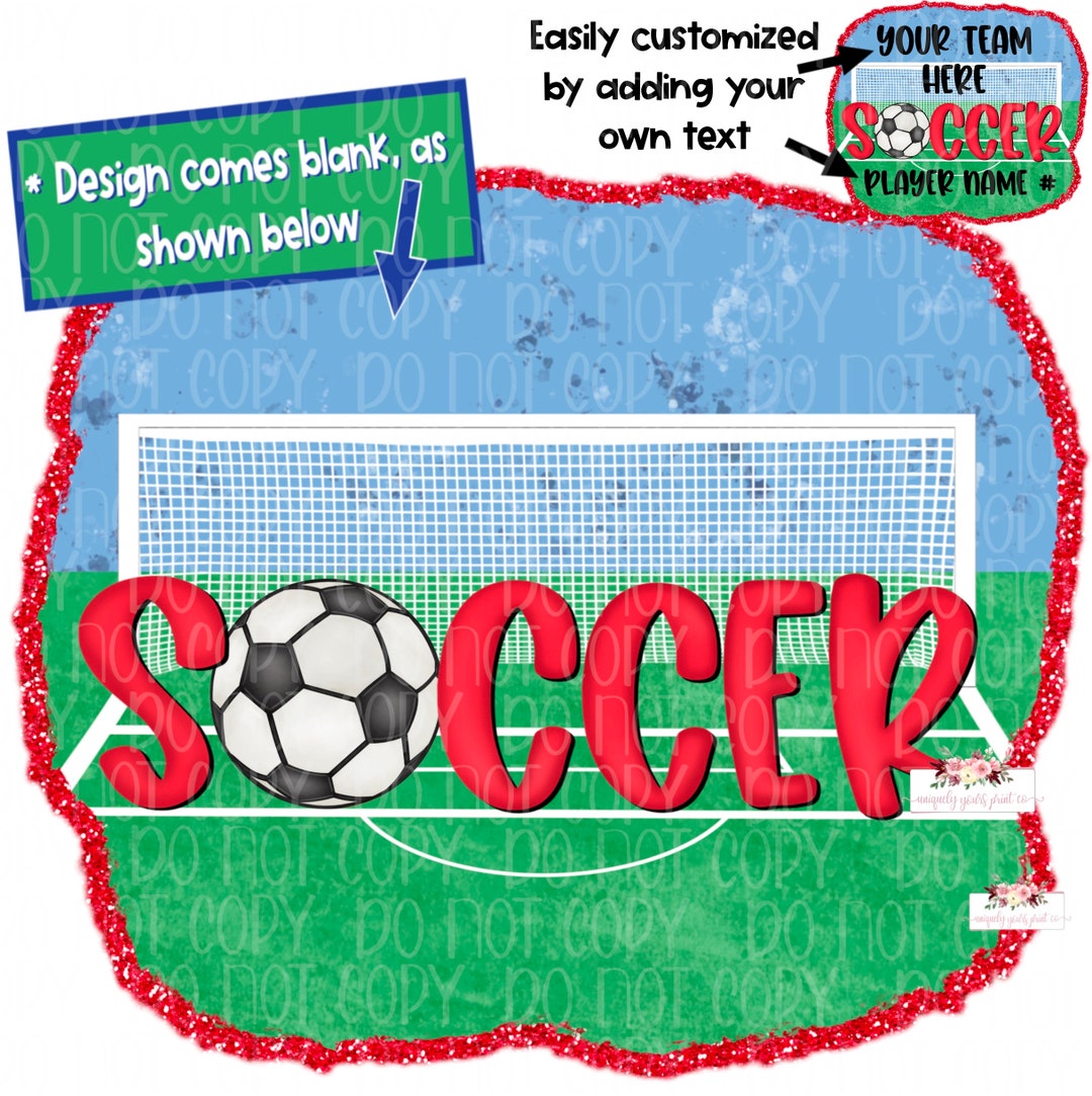 Red Soccer Digital Design Soccer Team Mom Digital Design Red Soccer ...