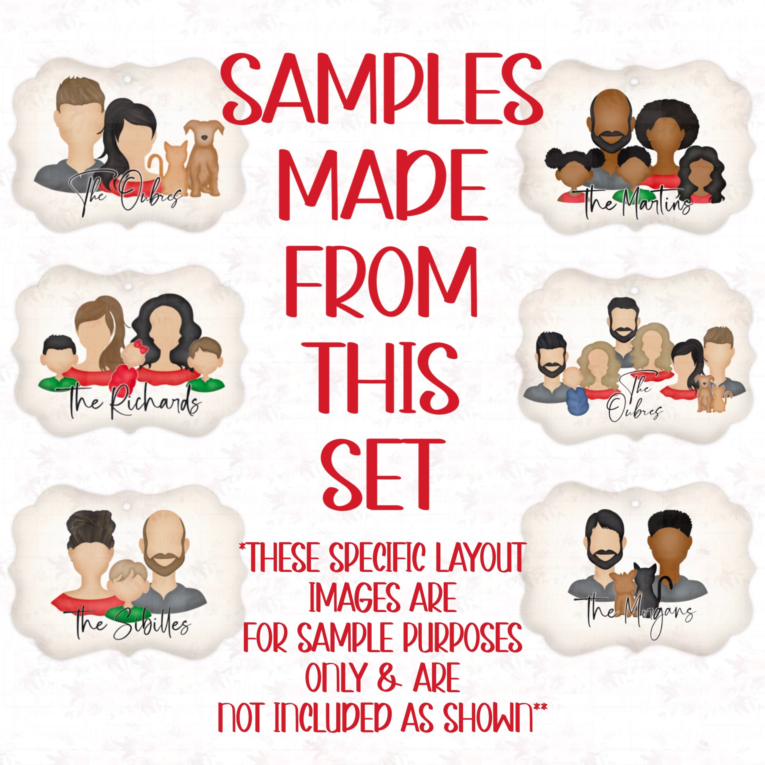 Faceless People and Pets Digital Clipart 127 Individual - Etsy