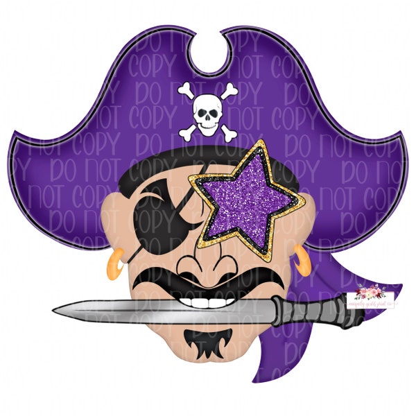 Purple Pirate School Spirit - Etsy