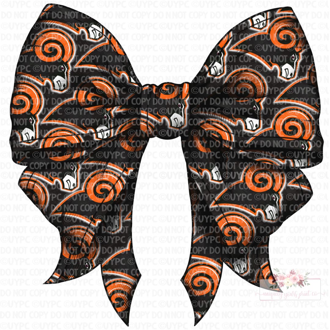 Rams Mascot Print Coquette Bow Digital Design | Hand Drawn | PNG ...