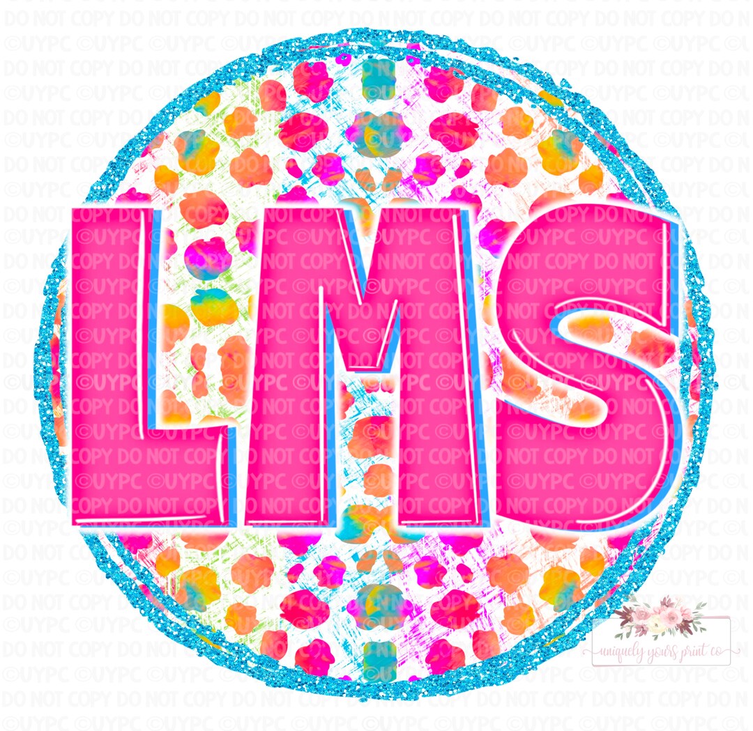 LMS Digital Design Download Cheetah Tie Dye With Glitter Frame PNG ...