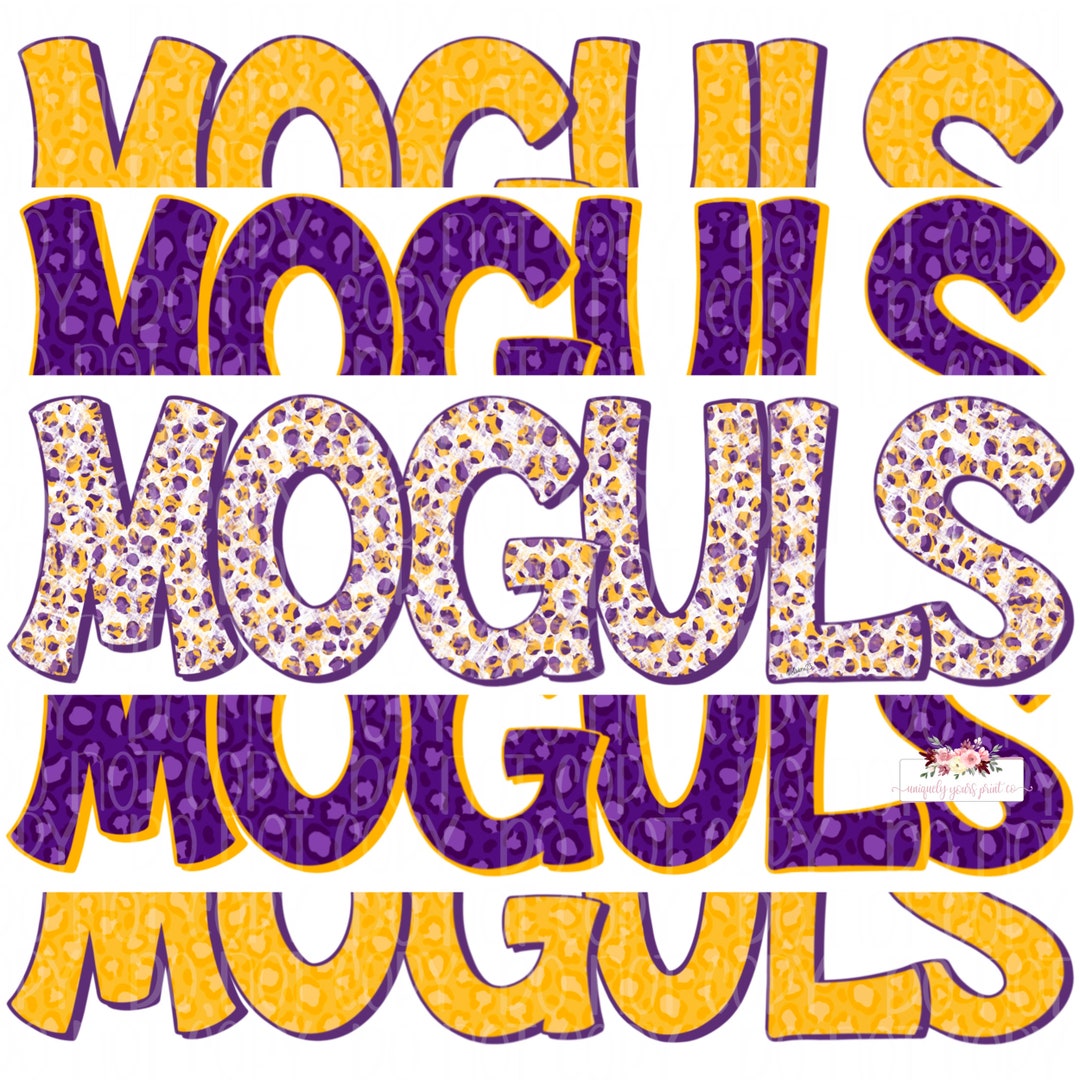 Moguls Digital Design | Moguls School Mascot | Stacked Cheetah Tie Dye ...