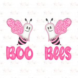 Boo Bees | Breast Cancer Awareness PNG | Sublimation | Digital Design ...