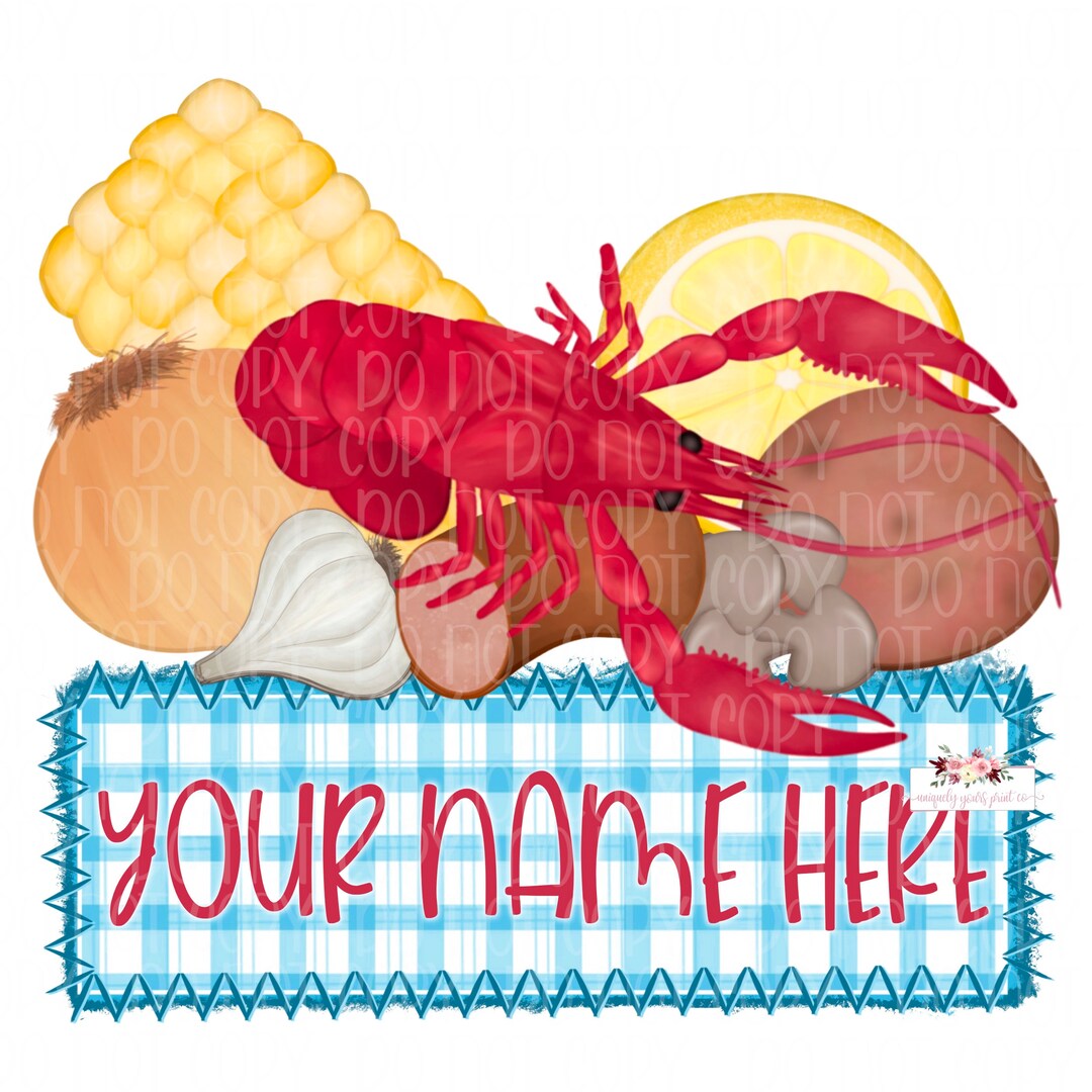 Crawfish Boil Digital Art Download | Crawfish Design | Digital Print ...