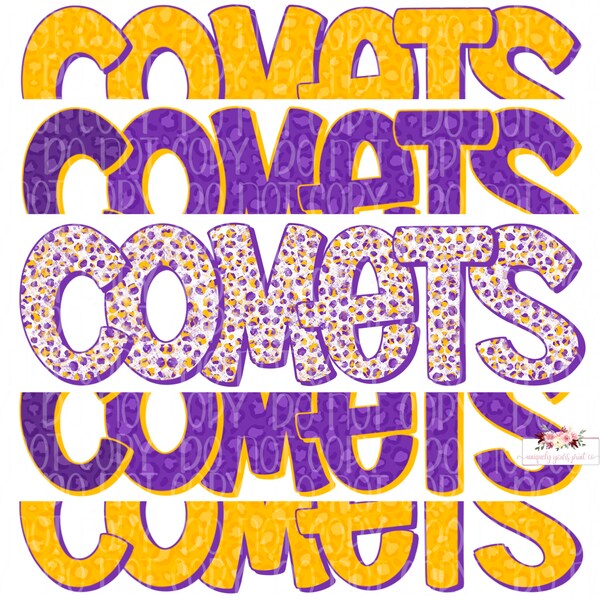 Comets Mascot - Etsy