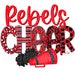 Red & Black Rebels Cheer Design PNG | Sublimation (digital Download) - Etsy