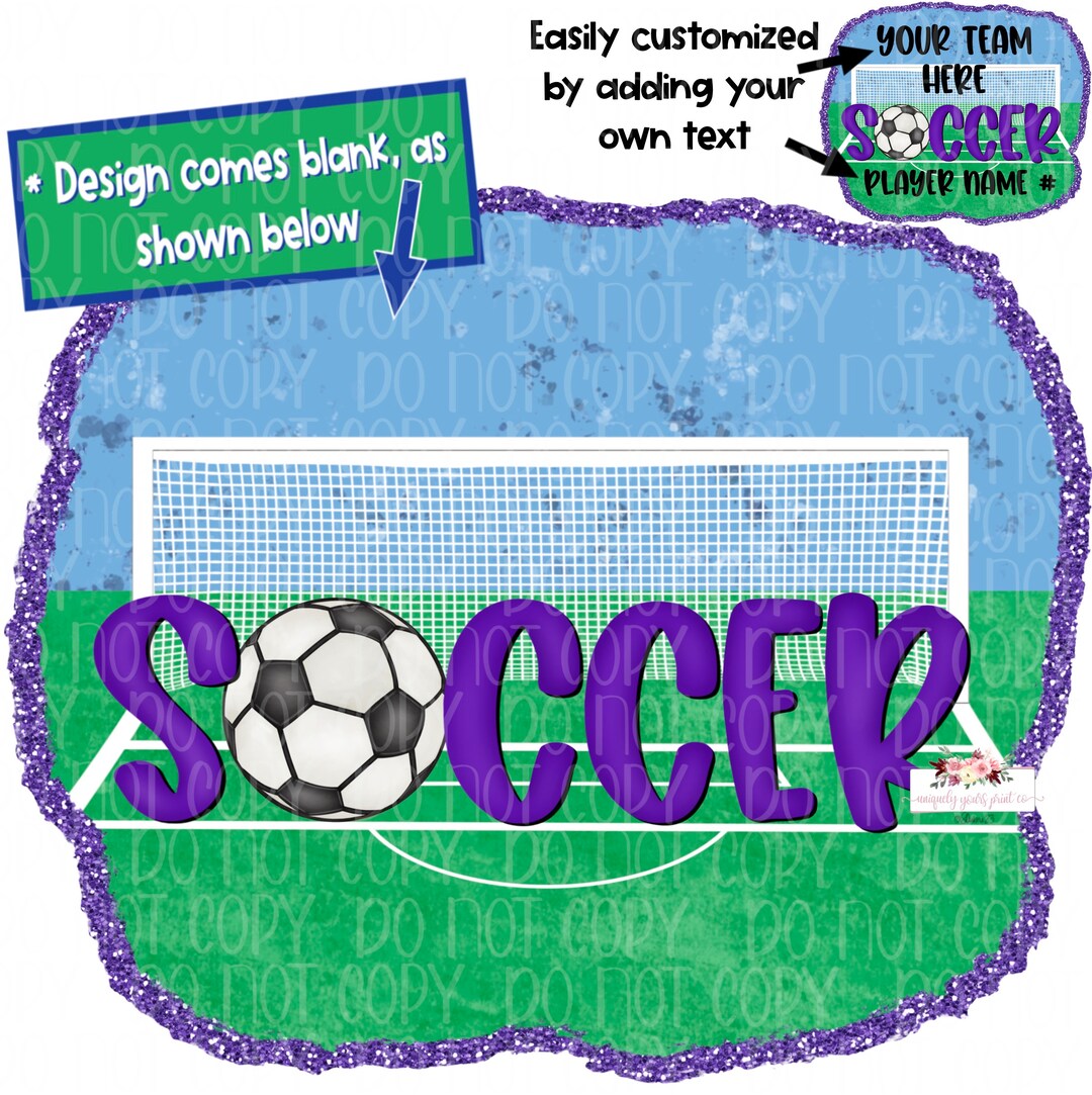 Soccer Field Digital Design | Instant Download | PNG | Digital Design ...