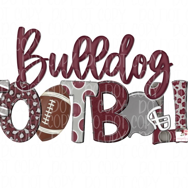 Bulldogs Football - Etsy