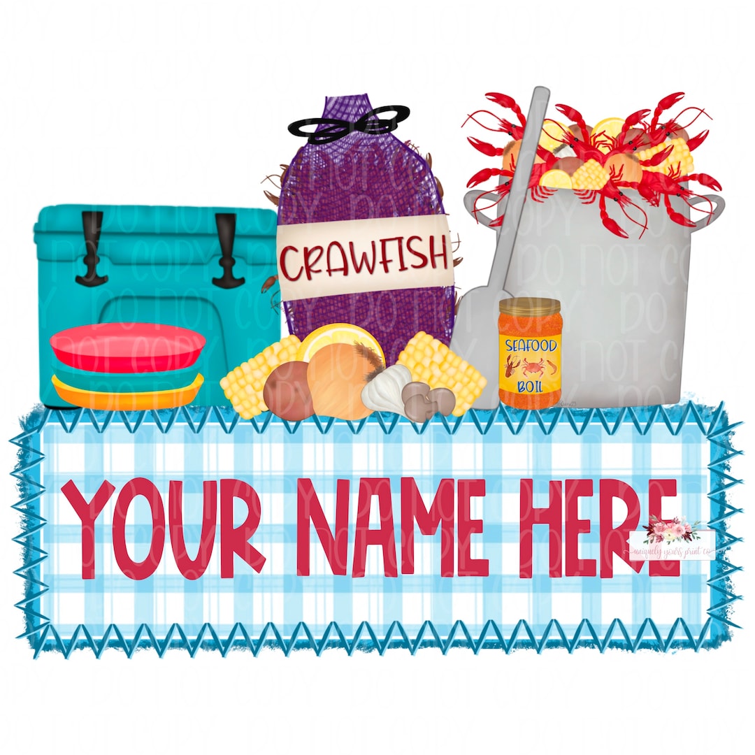 Crawfish Boil Digital Art Download | Crawfish Design | Digital Print ...