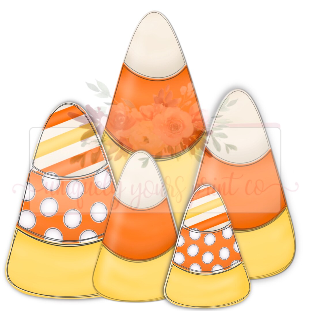 Candy Corn Doodle PNG | Halloween Sublimation, Fall Design (digital ...