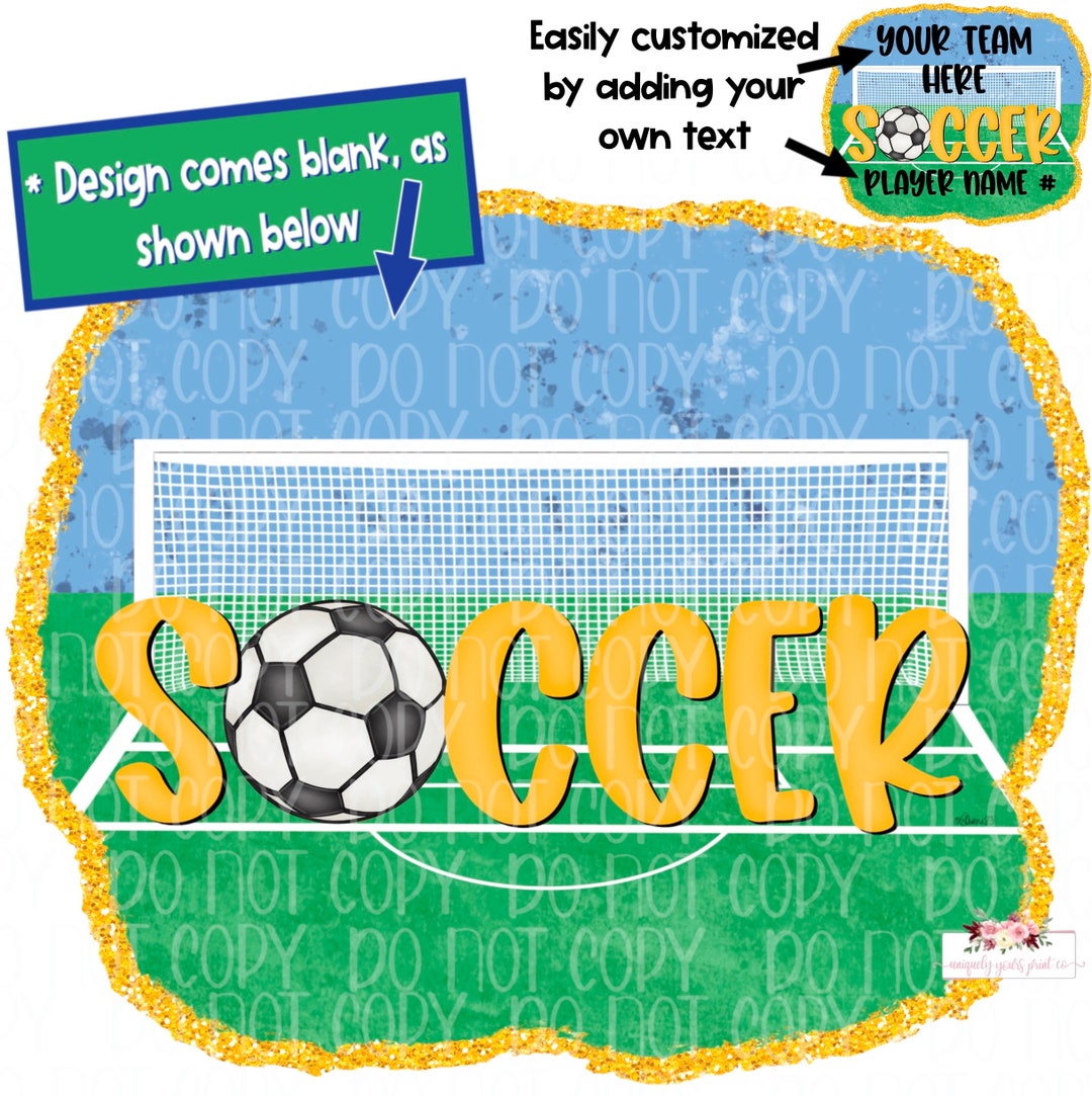 Soccer Field Digital Design | Instant Download | PNG | Digital Design ...