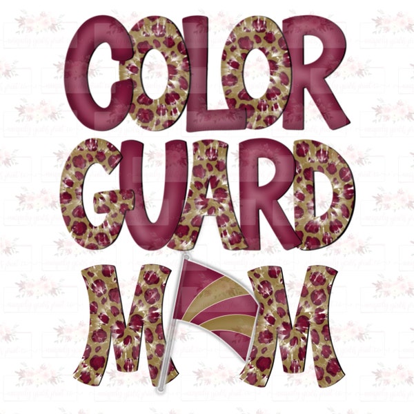 Maroon and Gold Color Guard - Etsy