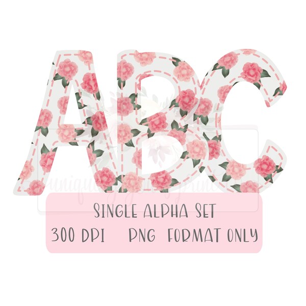 Applique Alpha - Etsy